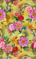 China 100% SPUN POLYESTER VOILE PRINTING FABRIC ,50,000 Designs available for printing degital printing for sale
