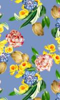 China 100% SPUN POLYESTER VOILE PRINTING FABRIC ,50,000 Designs available for printing degital printing for sale