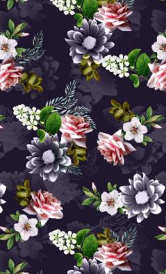 China 100% SPUN POLYESTER VOILE PRINTING FABRIC ,50,000 Designs available for printing degital printing for sale