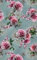 China 100% SPUN POLYESTER VOILE PRINTING FABRIC ,50,000 Designs available for printing degital printing for sale