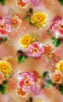 China 100% SPUN POLYESTER VOILE PRINTING FABRIC ,50,000 Designs available for printing degital printing for sale