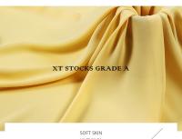 China KOREA High quality Grade AAA+ micro crepe plain dyed fabric various colors available yearly supplying for sale