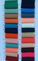 China KOREA High TWISTED quality Grade AAA+ micro crepe plain dyed fabric various colors available yearly supplying for sale