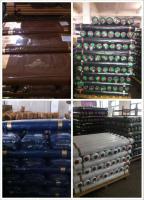 China Spun Rayon Plain dyed, T/C, T/R suiting fabric, THobe robe fabric double packing, roll packing for sale