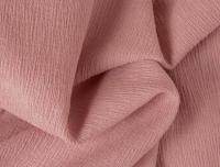 China 100% cotton crepe wrinkle fabric plain dyed high quality for sale