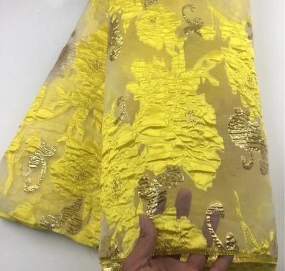 China African lace fabric High Quality Embroidered Brocade Lace french Tulle Lace Fabric for nigeria party dress for sale