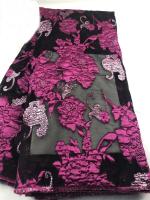 China African lace fabric High Quality Embroidered Brocade Lace french Tulle Lace Fabric for nigeria party dress for sale