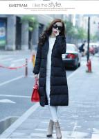 China Fashion Winter Cotton Padded Jacket Women Thick Print Female Coat Parka Warm Winter Long Jackets Ladies Overcoat for sale