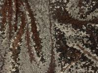 China Seqiun embroidery full width 3mm bright sequin dress fashion fabric for sale