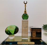 China Eid Mubarak Islamic Muslim Ramadan Festival Crystal Decoration Keel Kaaba Architectural Model for sale