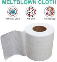 China Civil grade 25 grams BFE95 meltblown cloth disposable mask filter material meltblown nonwoven wholesale wholesale a smal for sale