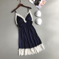 China European and American sexy five-piece pajamas female summer sleeves bride morning robe plus size home service nightgown for sale