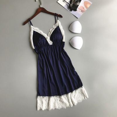 China European and American sexy five-piece pajamas female summer sleeves bride morning robe plus size home service nightgown for sale