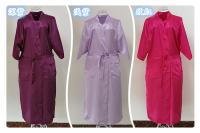 China Twisted satin nightgown emulation silk ladies nightgown summer solid color silk long bathrobe Japanese kimono cardigan r for sale