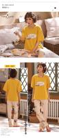 China Pajamas women's summer cotton short-sleeved trousers thin section Korean version of the spring and summer cute cartoon c for sale