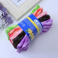 China European-style daily necessities export ultra-fine cellulose-colored striped rags, absorbent, non-stick oil, thick, easy for sale