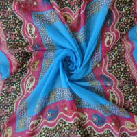 China BBTSfinish®جودة اليا high twisted spun polyester voile plain dyed screen printing digital printing fabric 36