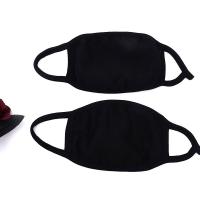 China High quality cotton mask pure black for sale