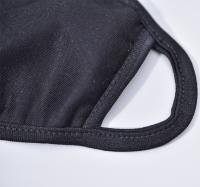 China High quality cotton mask pure black for sale