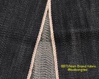 China 21.5 OZ denim 100% cotton fabric high quality indigo for sale