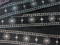China Linen embroidery fashion fabric for sale