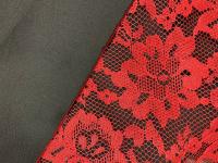 China Spandex knitting lace scuba fabric for sale