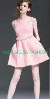 China High Quality lace scube bonded fashion fabric for sale