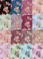 China 00144 Spun Polyester Super Twisted Full Voile NON-HAIR Finish digital printing for sale