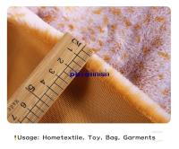 China 100% polyester and velboa fabricWidth: 60 inchesUsed for toy, shoes and bagsWeight: 200 to 300gsm for sale