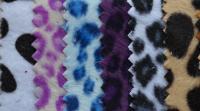 China Tricot Velboa print flocking fabric zebra print plush flock fabric wholesale best quality for sale