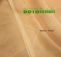 China Sudan Silver Golden selvedge 100% spun polyester high twisted full voile factory direct sale cheap price high quality for sale