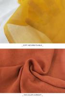 China Metallic thread selvedge 100% spun polyester high twisted full voile factory direct sale cheap price high quality for sale