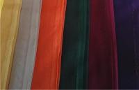 China Metallic thread selvedge 100% spun polyester high twisted full voile factory direct sale cheap price high quality for sale
