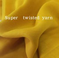 China Metallic thread selvedge 100% spun polyester high twisted full voile factory direct sale cheap price high quality for sale