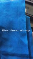 China Metallic thread selvedge 100% spun polyester high twisted full voile factory direct sale cheap price high quality for sale