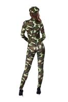 China Nightclub new camouflage party wear women's long American camouflage army clothing field training field game clothing for sale