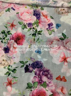 China Gold Highest Level Japan Voile pinting Metellic ground quality صنع في اليابان for sale