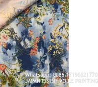 China Gold Highest Level Japan Voile pinting Metellic ground quality صنع في اليابان for sale