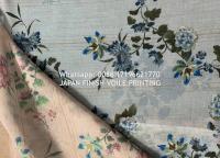 China High density super twisted spun polyester voile printing fabric fashion design digital printing screen  صنع في اليابان for sale