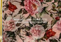China High density super twisted spun polyester voile printing fabric fashion design digital printing screen  صنع في اليابان for sale