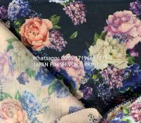 China High density super twisted spun polyester voile printing fabric fashion design digital printing screen  صنع في اليابان for sale