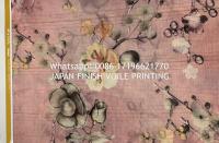 China High density super twisted spun polyester voile printing fabric fashion design digital printing screen  صنع في اليابان for sale