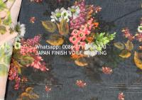 China High density super twisted spun polyester voile printing fabric fashion design digital printing screen  صنع في اليابان for sale