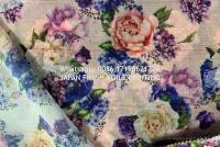China High density super twisted spun polyester voile printing fabric fashion design digital printing screen  صنع في اليابان for sale