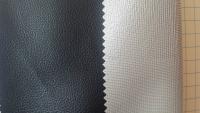 China Hot selling small lychee pattern PVC leather luggage sofa car interior 0.6mm leather pu artificial leather for sale