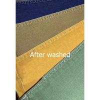 China Colorful denim fabric Tencel cotton 9OZ color wash-free denim for sale
