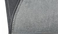 China 10OZcotton vertical bamboo non-stretch denim fabric 180cm autumn and winter models 10+10 men's jeans fabric manufacturer for sale