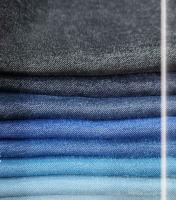 China Factory direct non-washing color denim, spring and summer children's wear, women's non-stretch fabric, denim-like tencel for sale