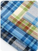China Woolen plaid woolen fabric woolen coat women's coat woolen chemical fiber double-sided fabric manufacturers supply whole for sale