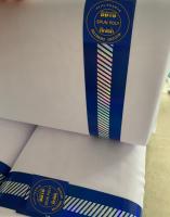 China 100% SPUN  VOILE SUPER HIGH TWISTED WHITE BLUISHWHTE QUALITY FINISH صنع في اليابان for sale
